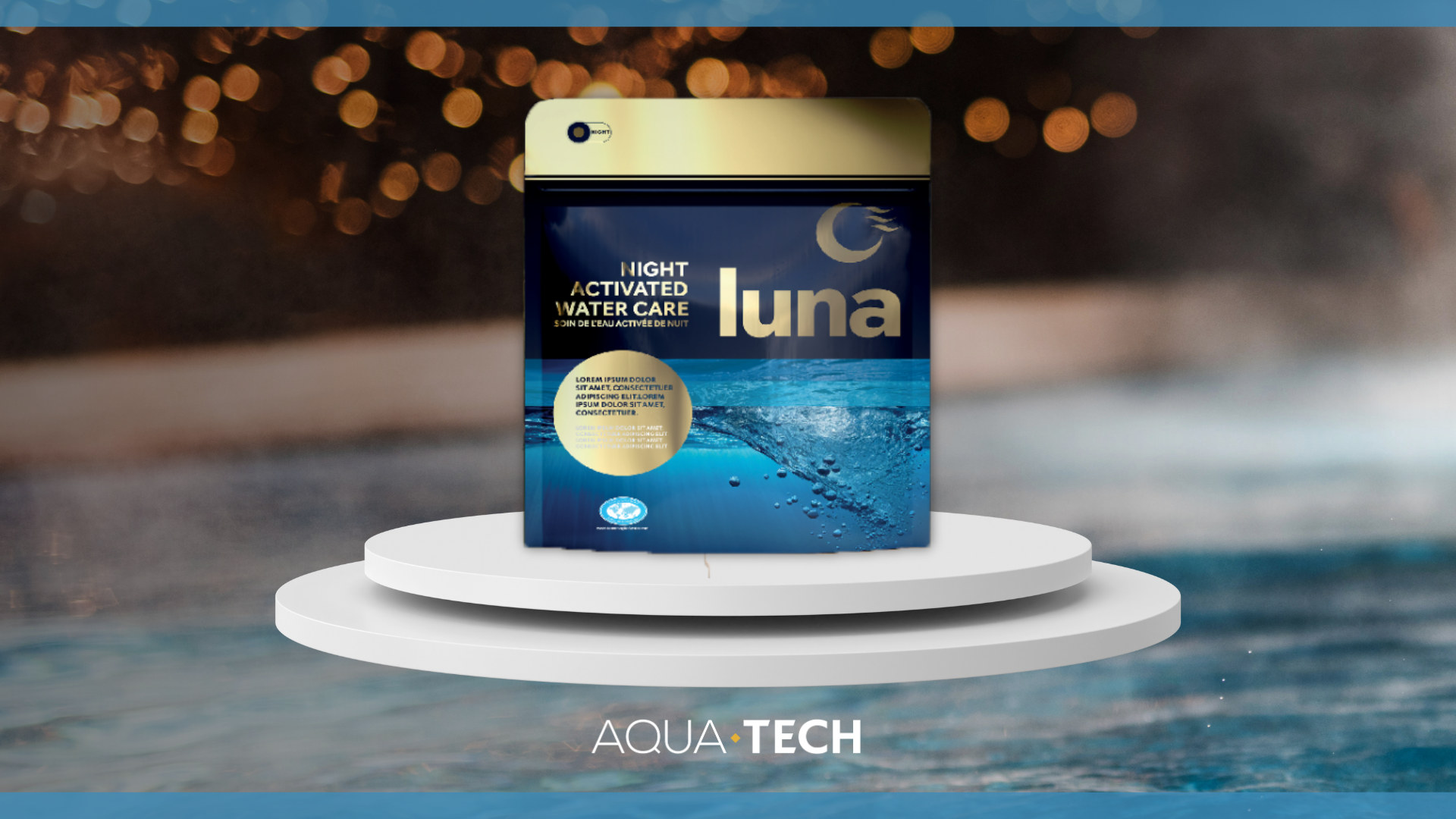 Introducing Luna: Revolutionary Night-Time Pool Care from Dazzle - Aqua-tech